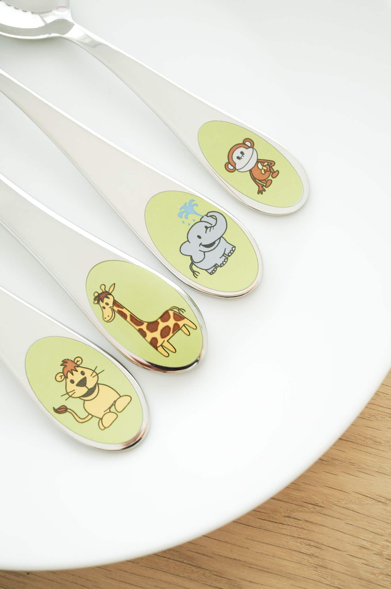 Barnebestikk 4-Deler - Baby Safari | Gullsmed Christensen