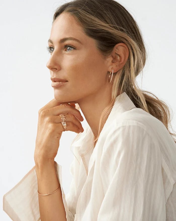 Orbit Octagon Ring - 18kt Gult Gull | Gullsmed Christensen